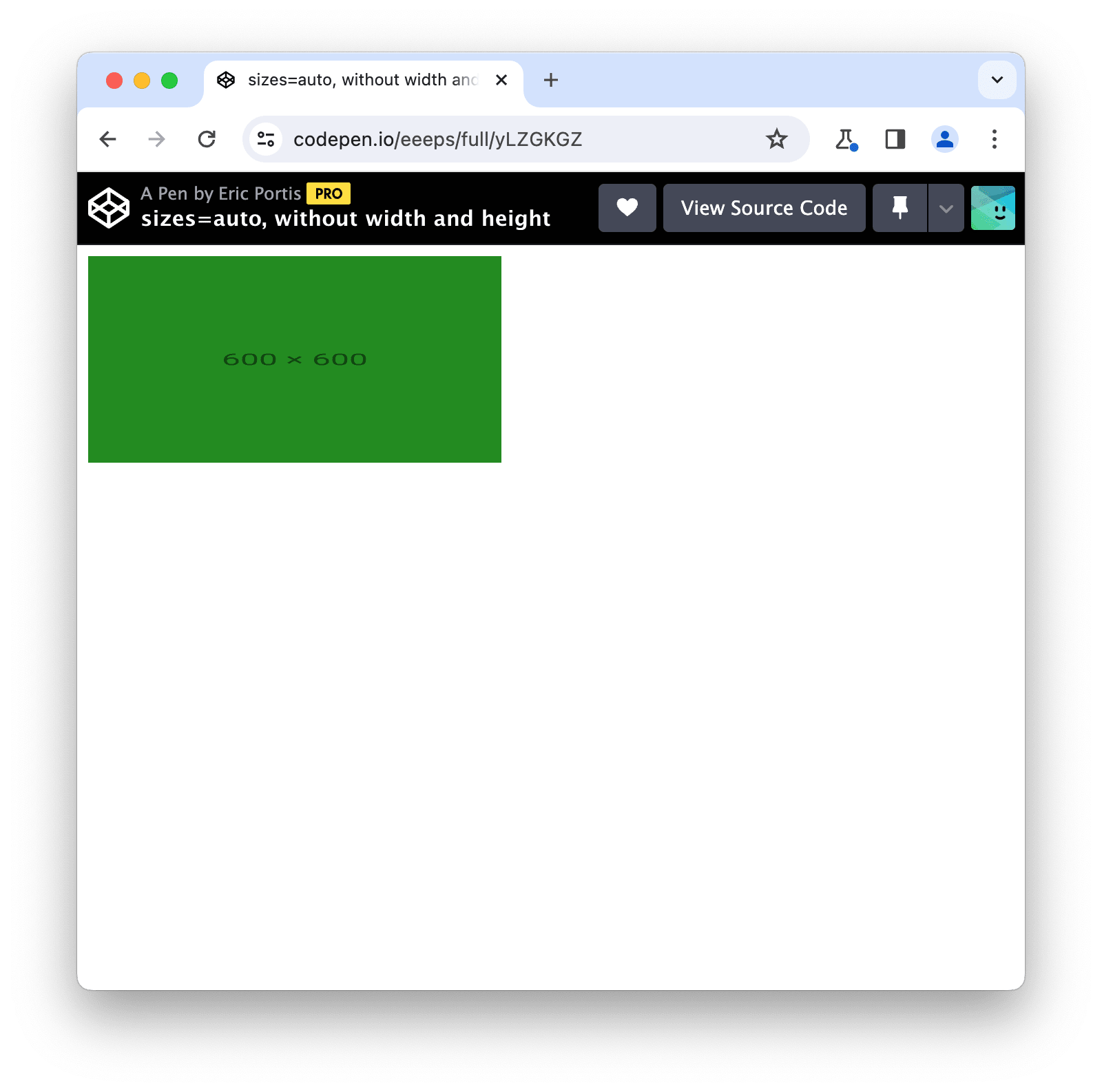 Sizes auto Pretty Much Requires Width And Height Attributes